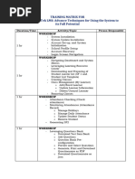 Bacungan SLAC - Training Matrix - SilVerTek | PDF | Behavior Modification