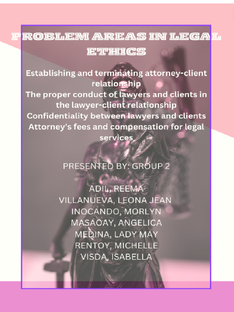 PALE REPORTING Group 2 | PDF | Attorney–Client Privilege | Lawyer