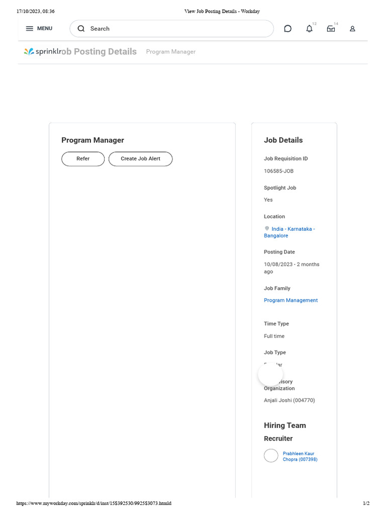 Program Manager | PDF | Data Analysis | Forecasting