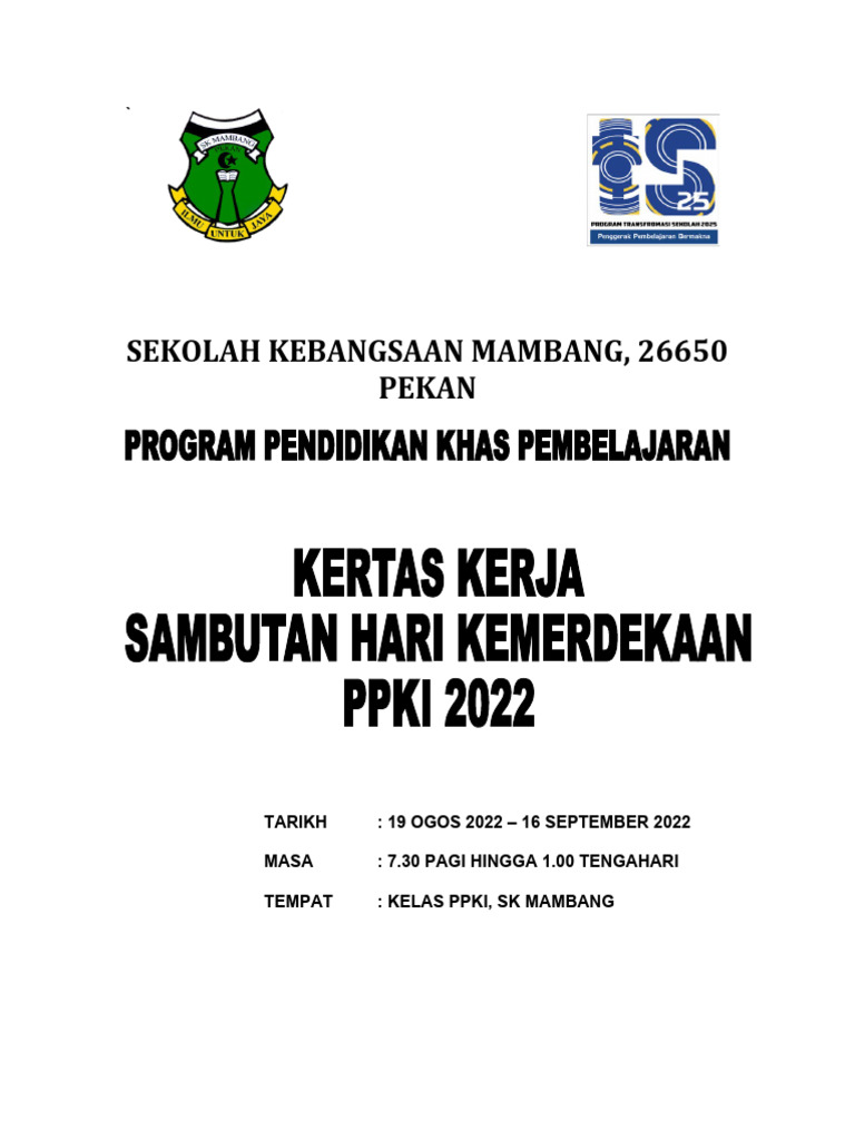 KK - Sambutan Hari Kemerdekaan Ppki 2022 | PDF