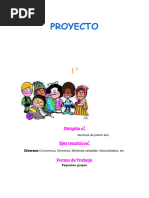 Proyecto de Aula Una Flor para La Convivencia | PDF | Salón de clases | Tolerancia