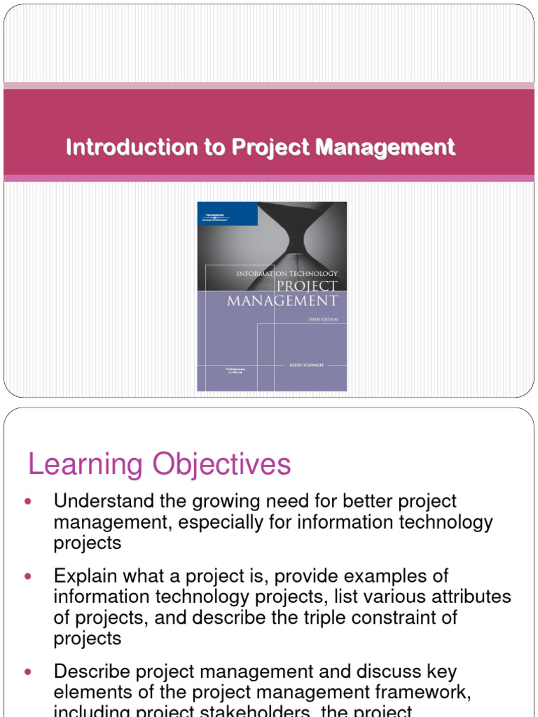 Introduction To Project Management | PDF | Project Management | Business
