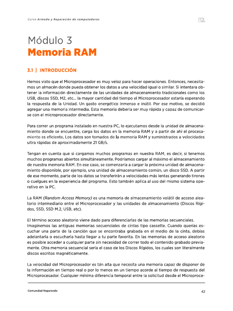 Módulo RAM | PDF