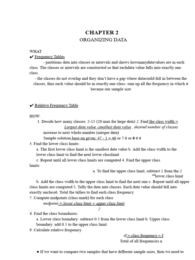 STATISTICS (Organizing Data) | PDF | Histogram | Chart