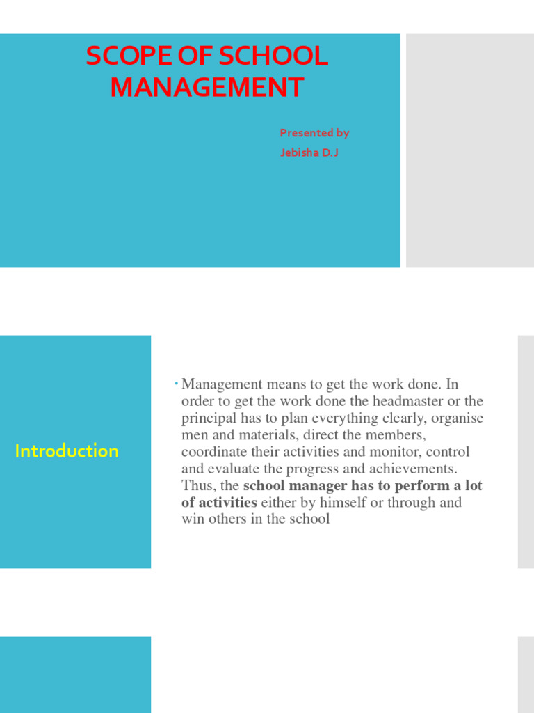 School management and administration | PDF | Regulatory Compliance ...