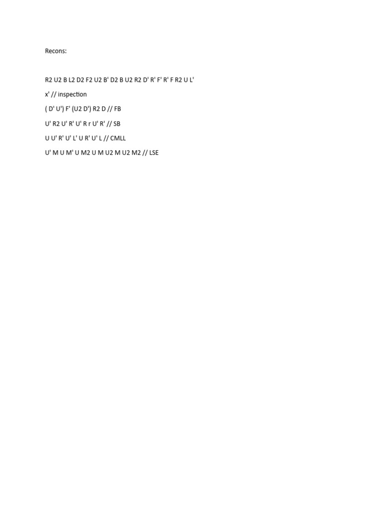 Recons | PDF