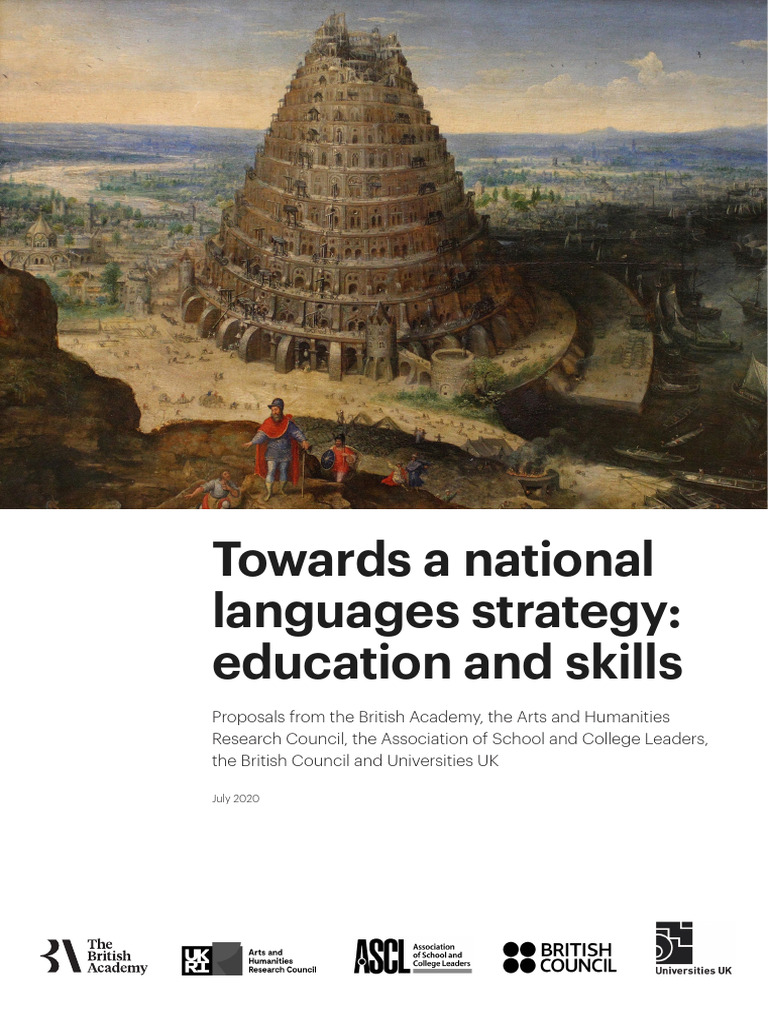 Towards A National Languages Strategy July 2020 | PDF | United Kingdom ...