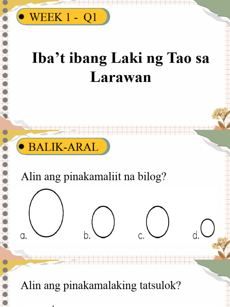 Arts Grade 3 Quarter 1 Week 1 | PDF