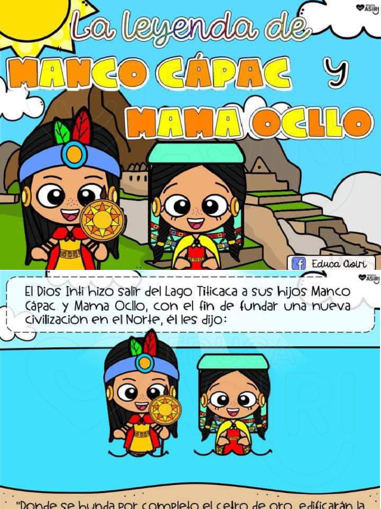 Leyenda de Mama Ocllo y Manco Capac | PDF