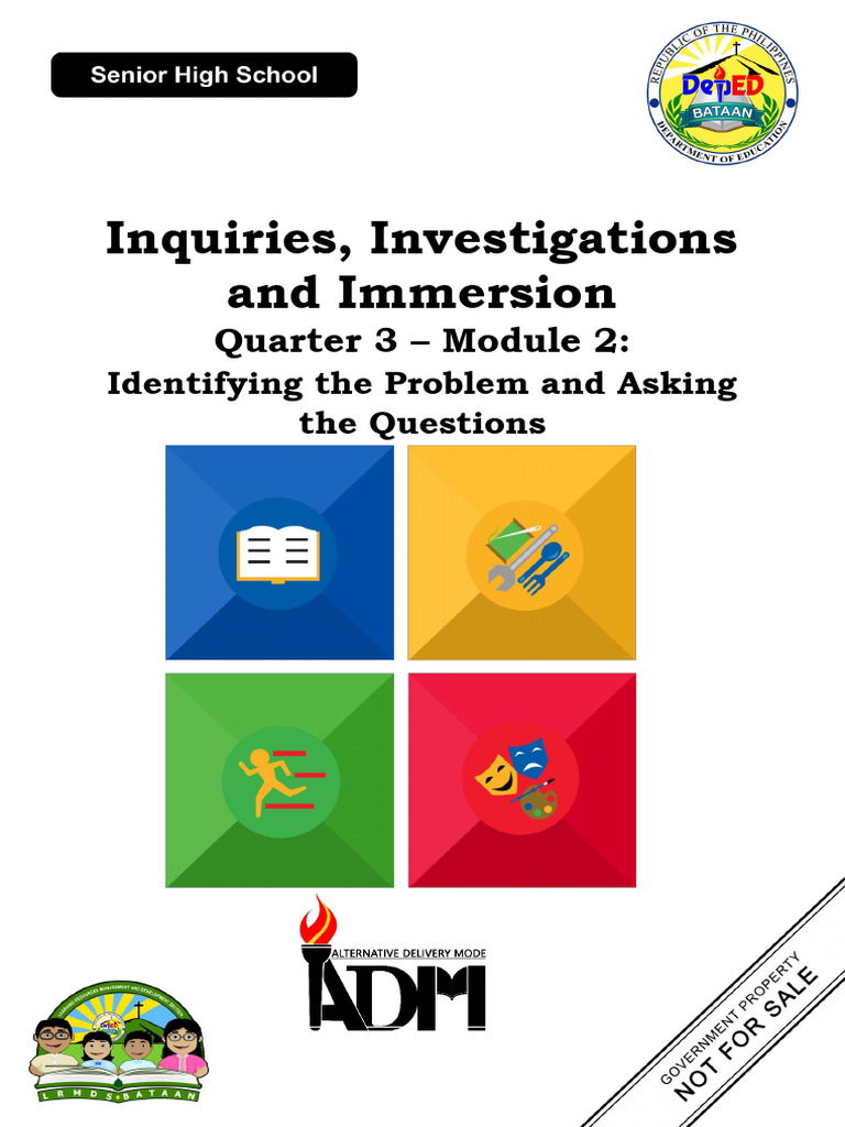 Q3-M2 3is Identifying The Problem and Asking The Questions | PDF ...