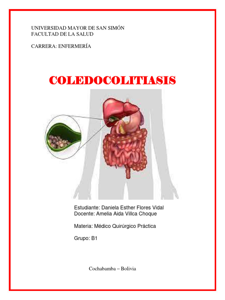 COLEDOCOLITIASIS Medico | PDF | Enfermedades y trastornos | Medicina ...