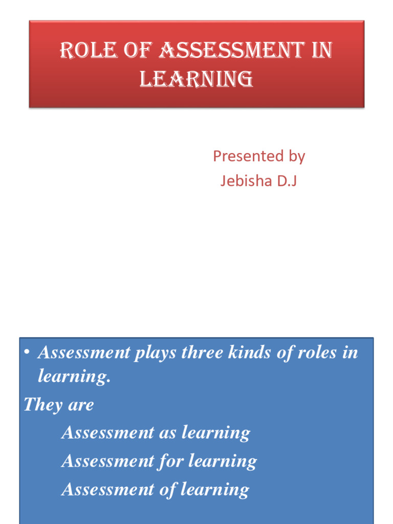 Assessment for learning | PDF | Educational Assessment | Learning