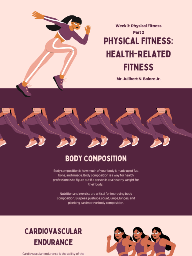 Health-Related Physical Fitness Guide | PDF | Physical Fitness ...