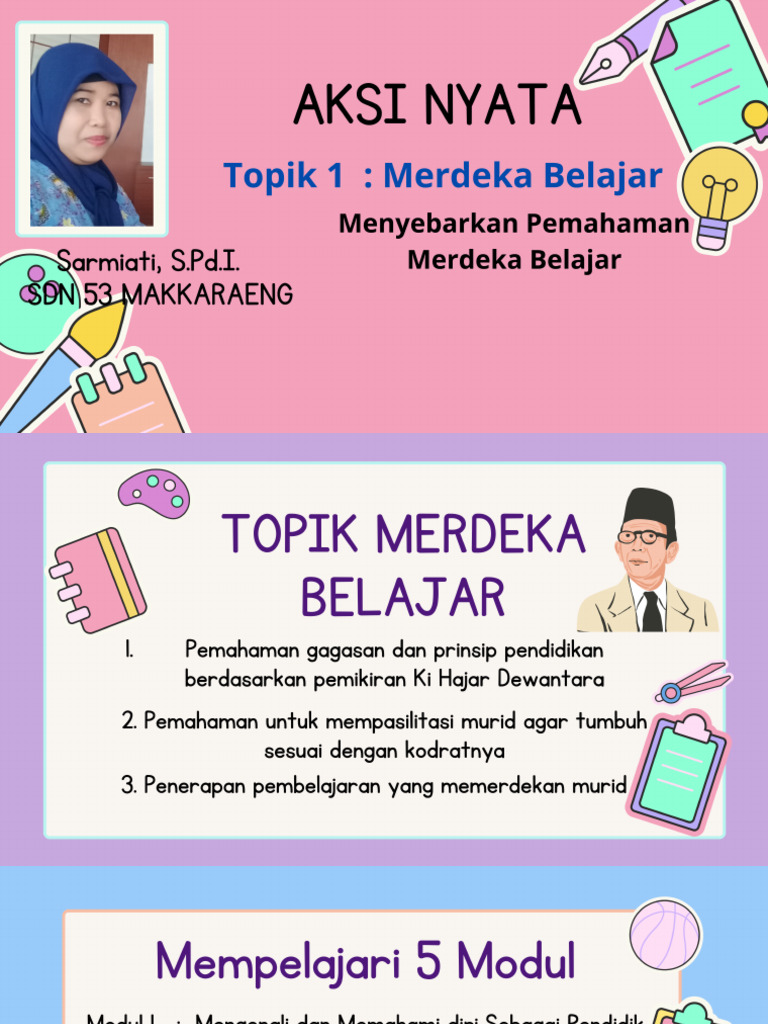 Karya Nyata Sarmiati Topik 1 | PDF