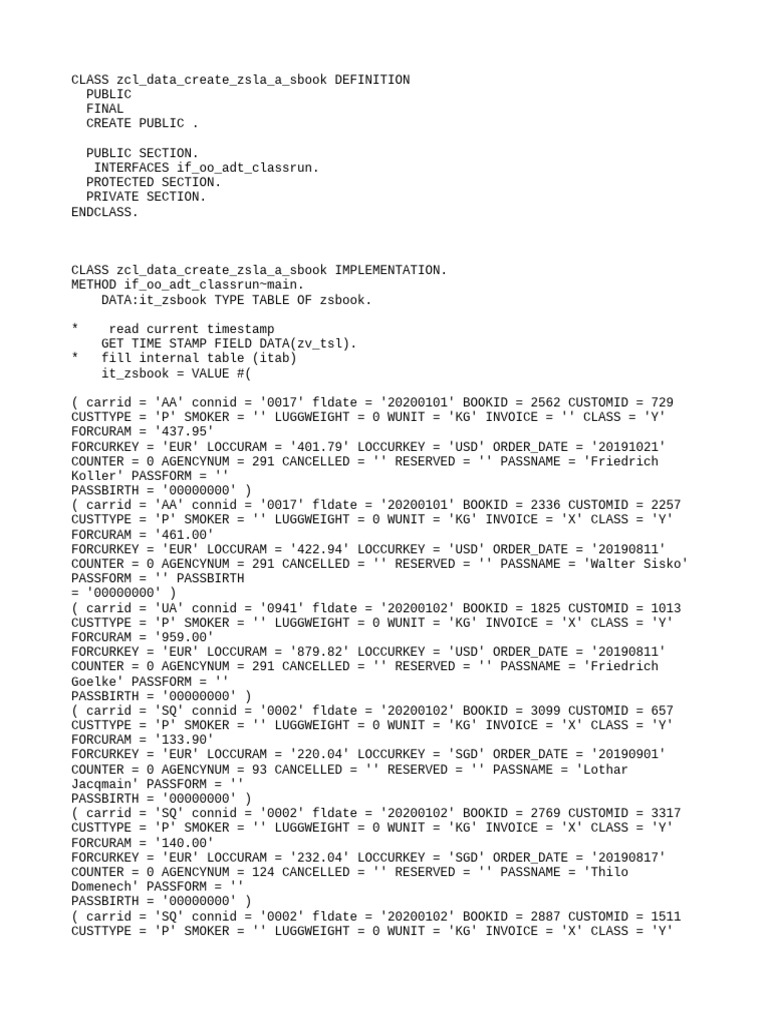 Data+Creation+Zcl Data Create Zsla A Sbook | PDF | Dollar | Foreign Exchange Market