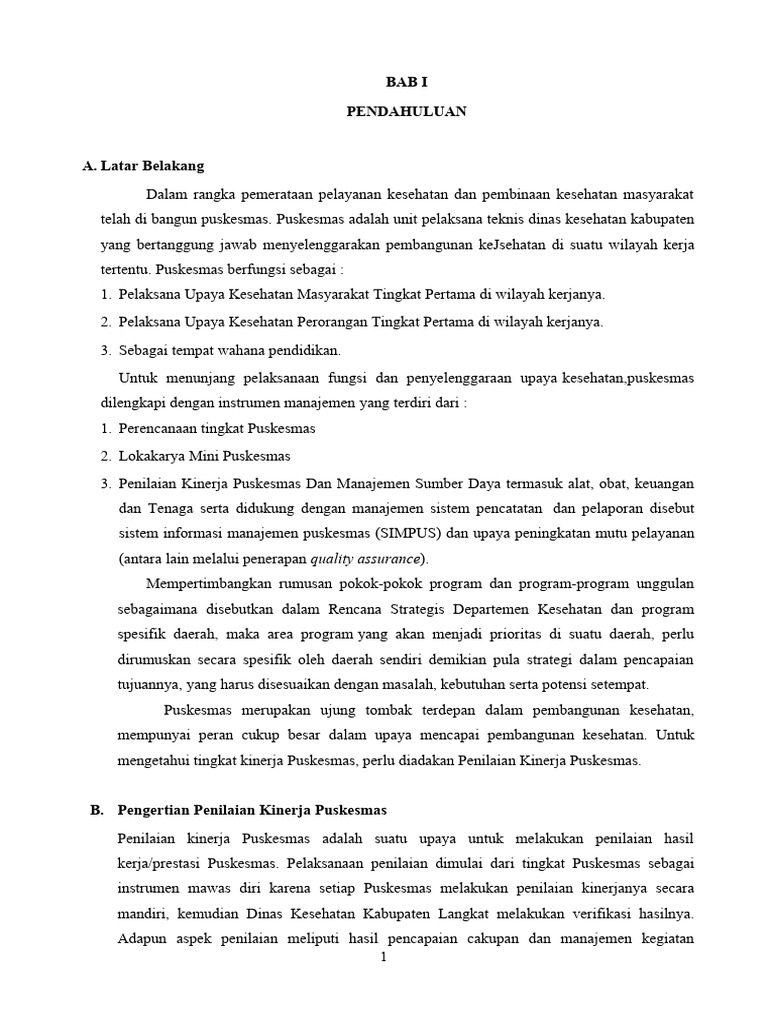 PKP Desa Lama TM I | PDF | Kesehatan Holistik