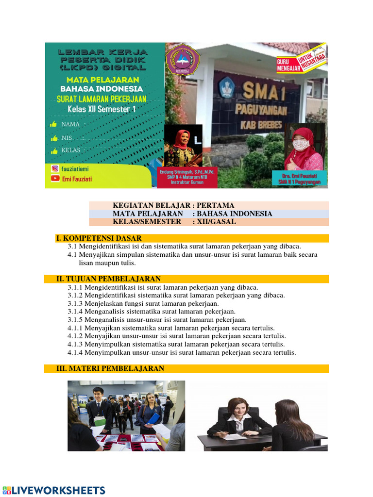 Materi SLP | PDF | Karier & Perkembangan