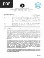 Communication Allowance Memo 2025 | PDF | Receipt | Expense