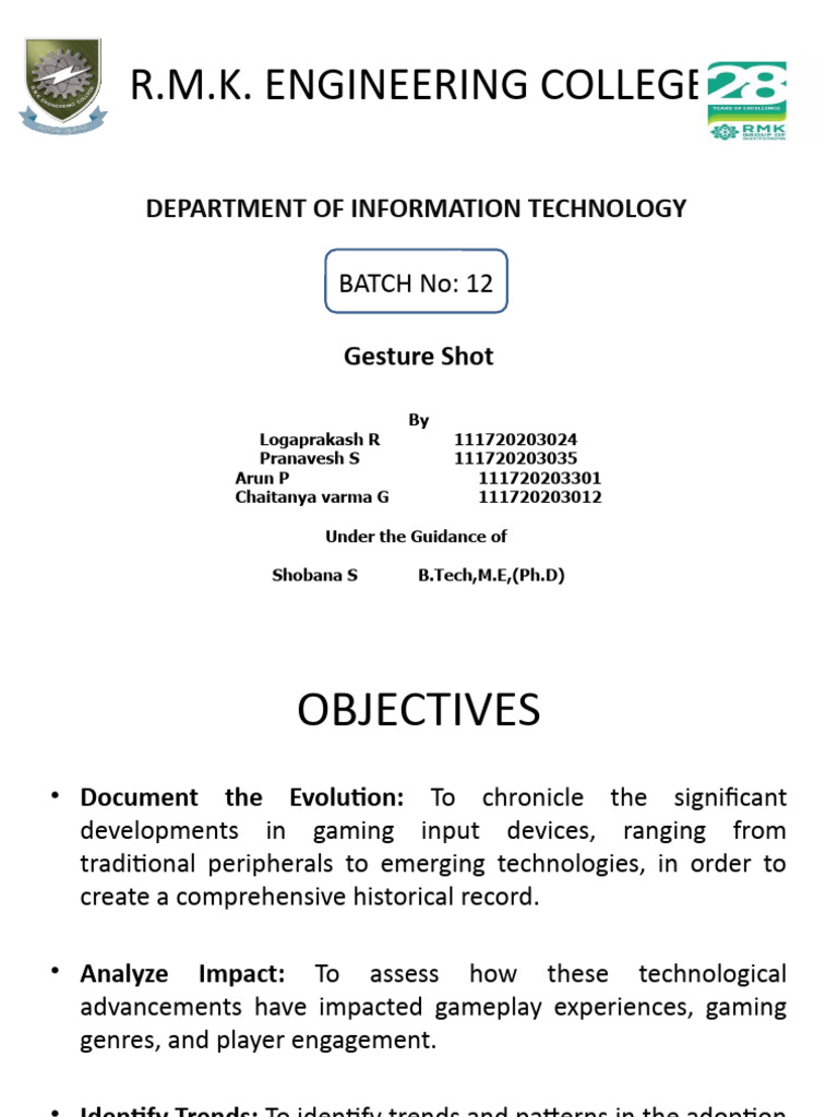 Zeroth Review PPT Project | PDF | Augmented Reality | Human–Machine Interaction