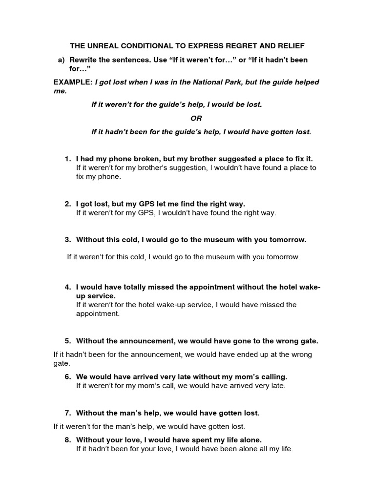 THE UNREAL CONDITIONAL (1) (1) | PDF