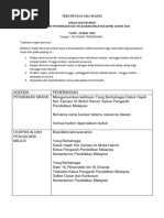 TEKS PENGACARAAN MAJLIS UiTM | PDF