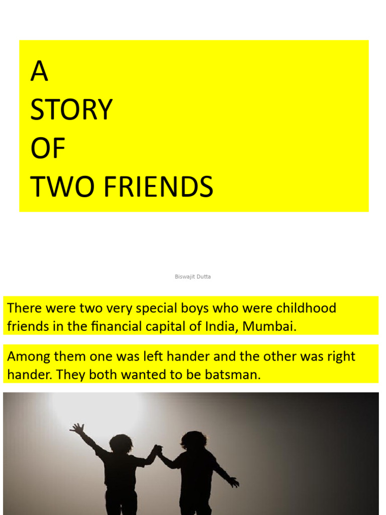 A Story of Two Friends - 17.11.18 | PDF | Summer Sports | Test Cricket