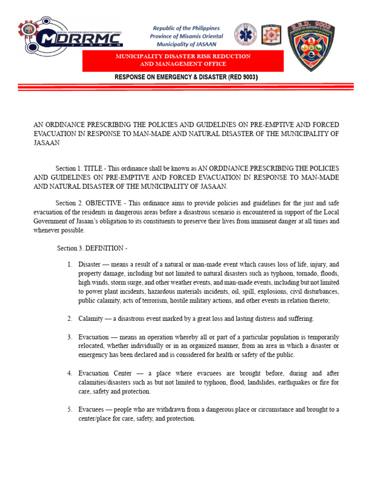 Pre-Force Evac | PDF | Emergency Evacuation | Natural Disasters