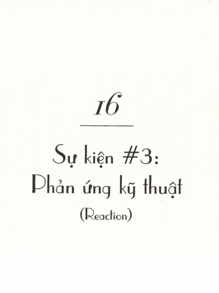Phần 5 - Ch.16 - Sự kiện #3 - Phản ứng kỹ thuật (Reaction) | PDF ...