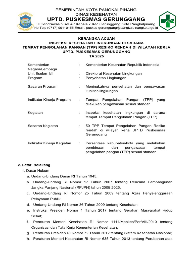 Tor TPP RR 2025 | PDF