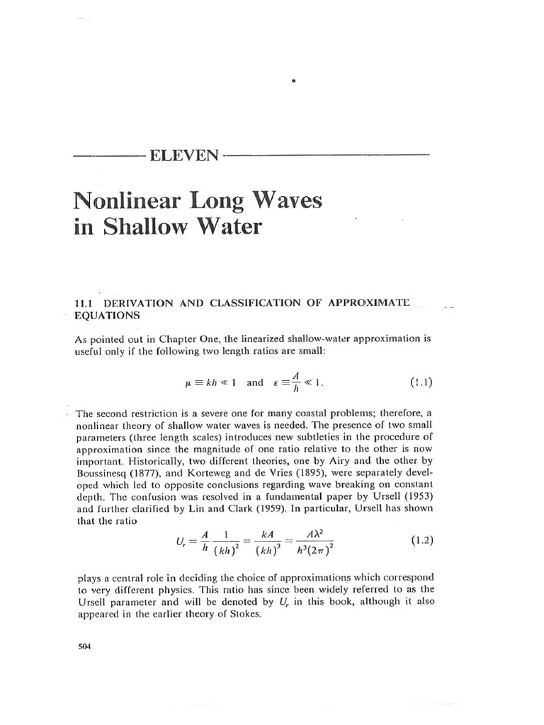 The Applied Dynamics of Ocean Surface Waves 3 | PDF