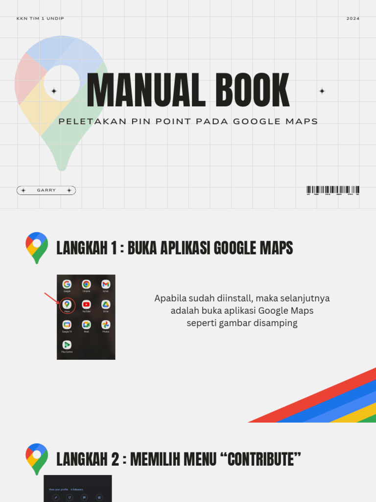 Manual Book Pin Point Google Maps | PDF | Ilmu Sosial