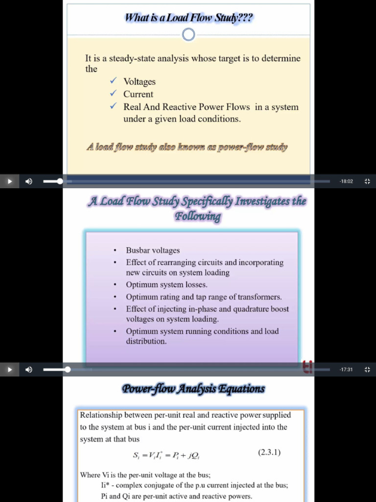 Load Flow Studies 1 | PDF