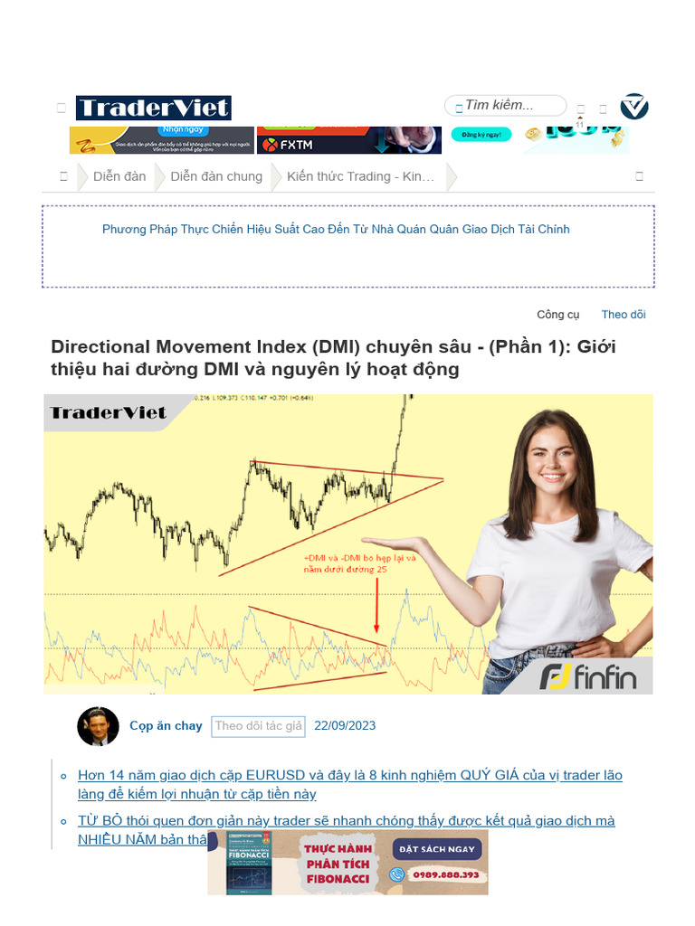 Directional Movement Index (DMI) Chuyên Sâu - (Phần 1)_ Giới Thiệu Hai Đường DMI Và Nguyên Lý ...