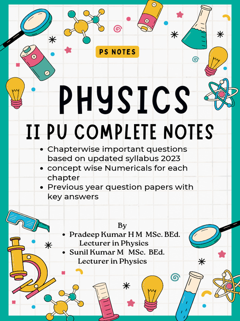 PS NOTES Final File | PDF | Electric Charge | Electric Field