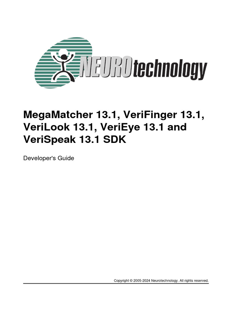 Neurotechnology Biometric SDK | PDF | Biometrics | Identity Document Neurotechnology Biometric SDK | PDF | Biometrics | Identity Document
