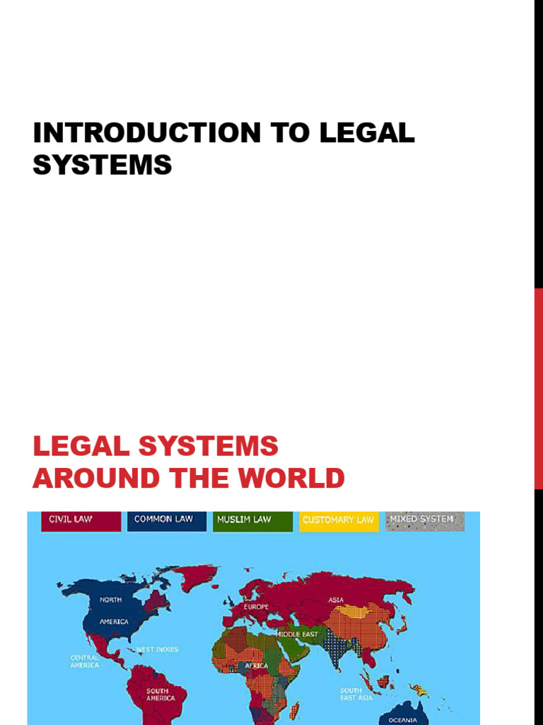 International Law Week 1 PowerPoint. Common and Civil Law | PDF ...