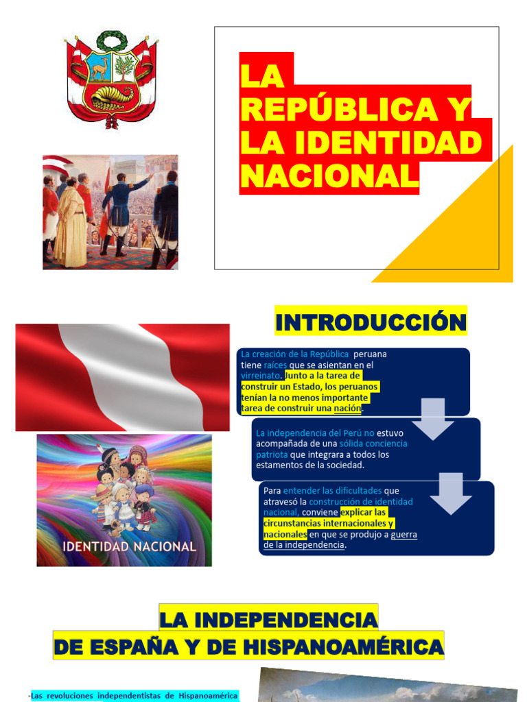 Construcción de la Identidad Nacional Peruana | PDF | Imperio español ...