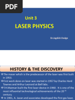 Construction and Working of A Laser - He-Ne Laser | PDF | Laser | Optics