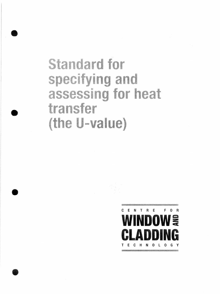 Std assessing u value | PDF