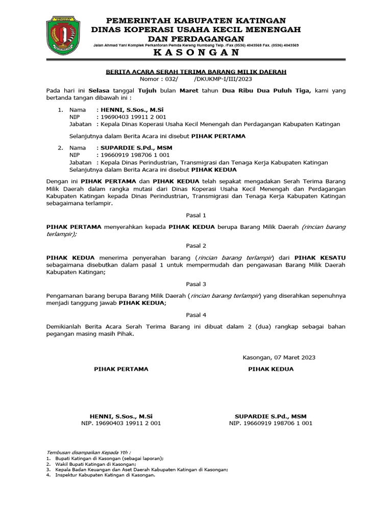 Bast Mutasi Aset | PDF