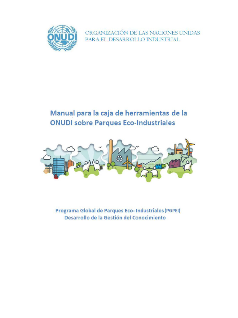 Manual para La Caja de Herramientas de La ONUDI Sobre Parques Eco-Industriales | PDF | Programa ...