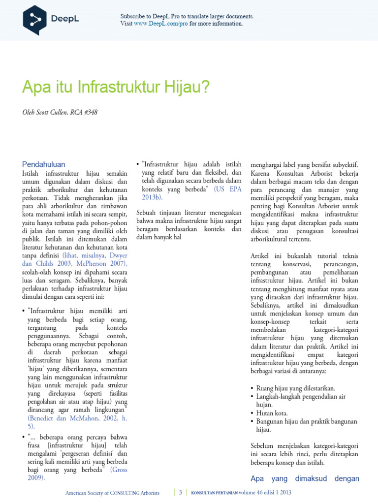 What Is Green Infrastructure Id | PDF