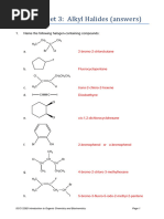 Naming and Drawing Hydrocarbons Worksheet | PDF | Alkene | Alkane