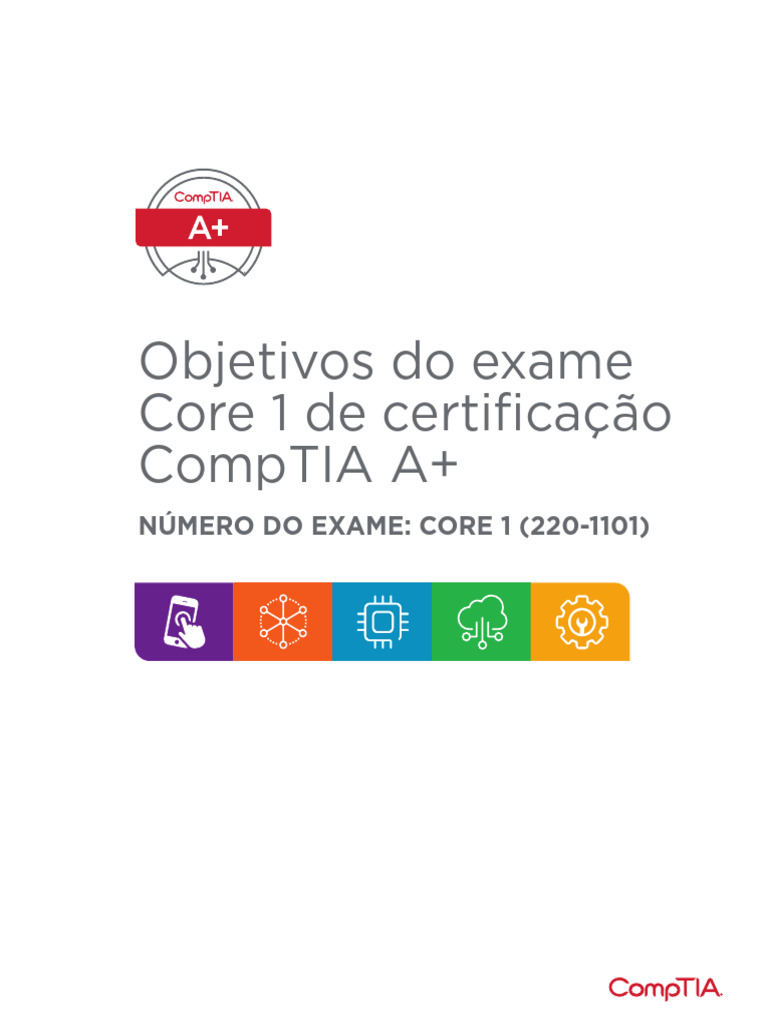 Comptia A 220 1101 Exam Objectives PTB | PDF | Rede de computadores ...