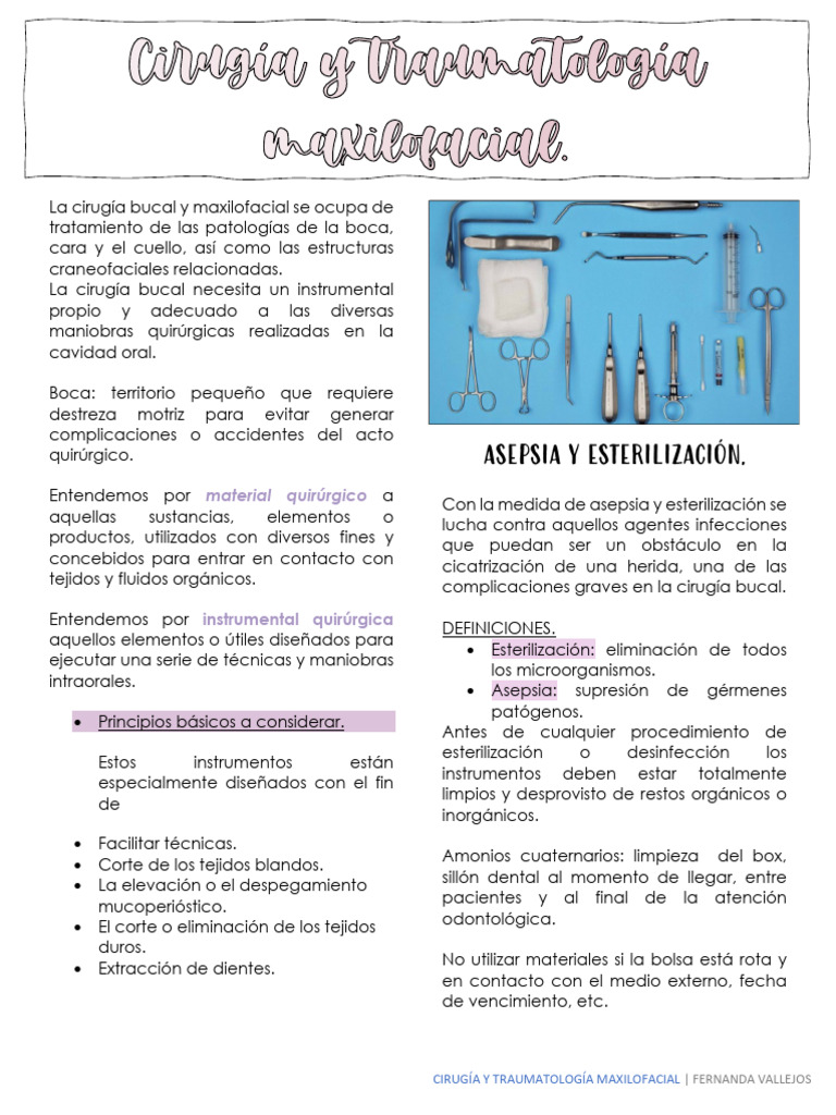 Cirugia 1 | PDF | Odontología | Cirugía