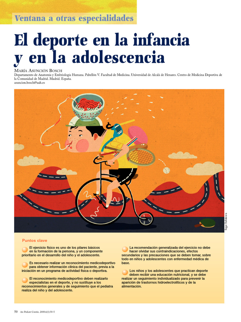 El Deporte en La Infancia y en La Adolescencia An Pediatr Contin. 2008 6 (1) 50-5 | PDF ...