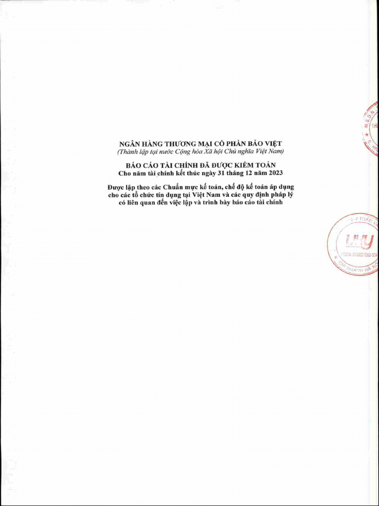 BCTC 2023 Kiem Toan | PDF