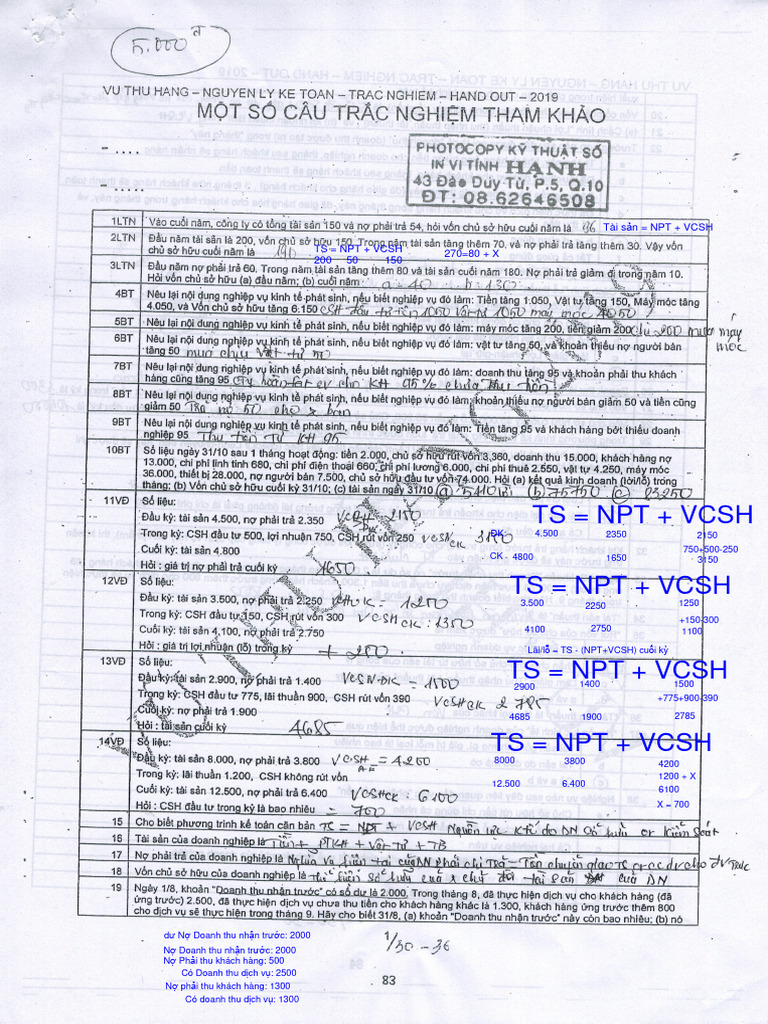 Bai Tap TN NLKT - Vu Thu Hang | PDF