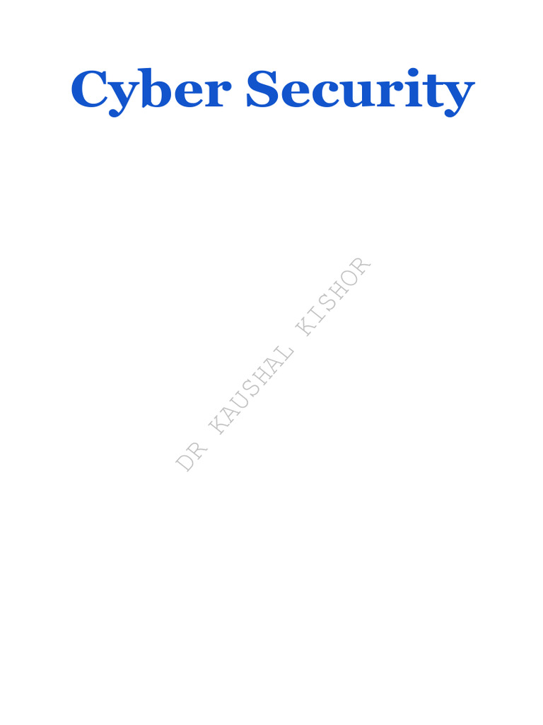 UNIT-2 Cybersecurity Complete Notes | PDF | Security | Computer Security