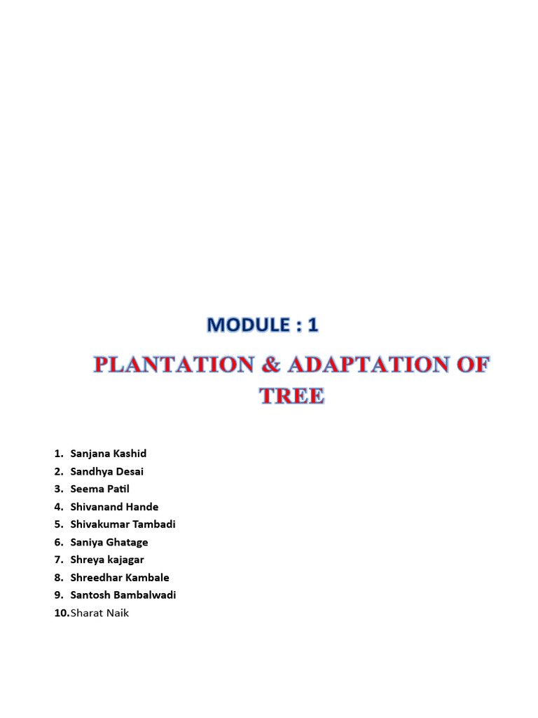 SCR m1 Activity Report (2hn22cs005) - 1 | PDF | Trees | Climate Change